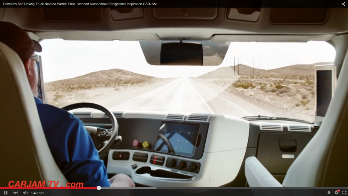 The very first self-driving semi truck to hit the road | Trucking Law